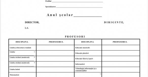 Catalog invatamant Liceal, Tipografia Fistem, Tipografia Valmaster