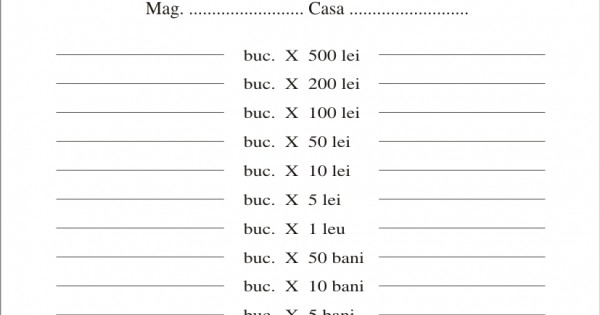 Monetar A6 in 2 exemplare