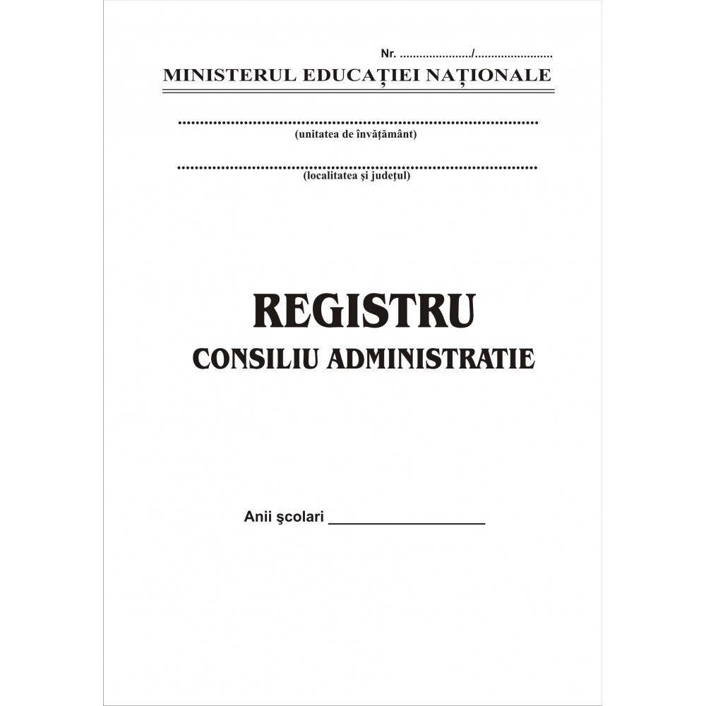 Registru Consiliu Administratie, Tipografia Fistem, Tipografia Valmaster