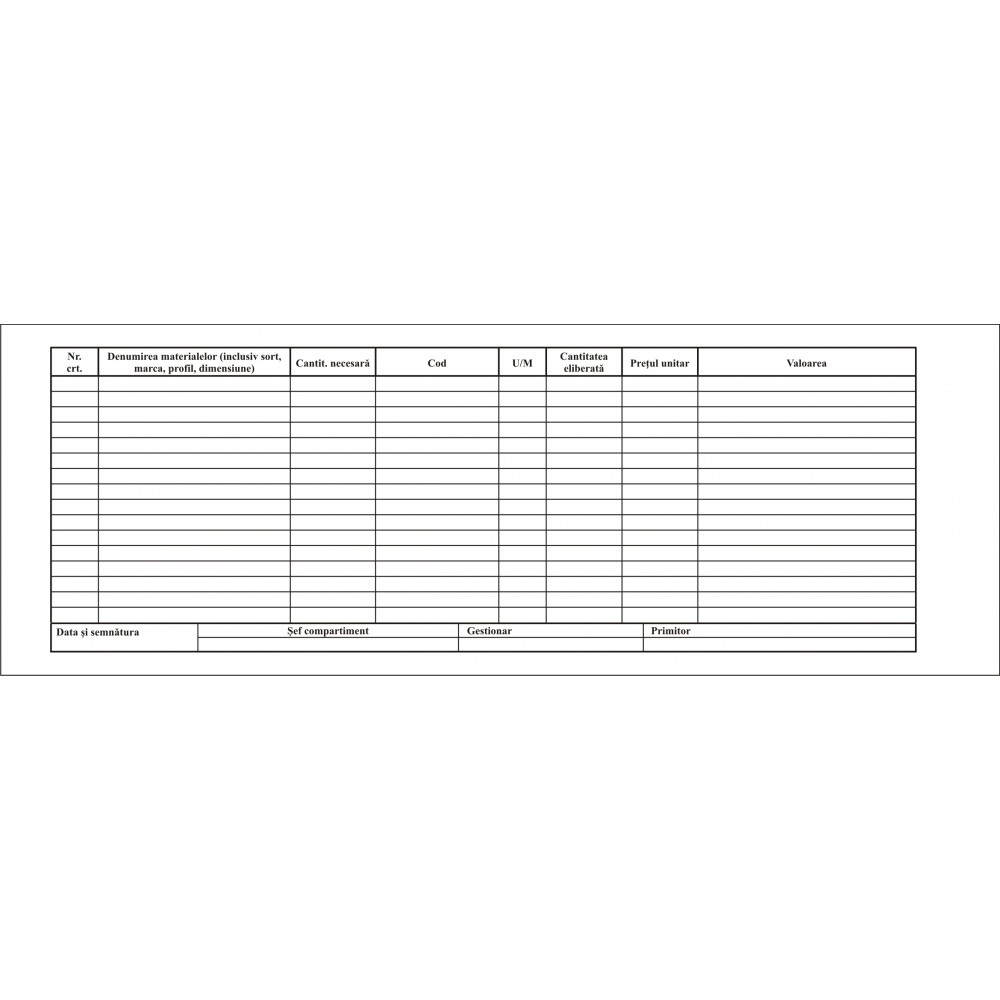 Bon de consum A5 - hartie, Tipografia Fistem, Tipografia Valmaster ...