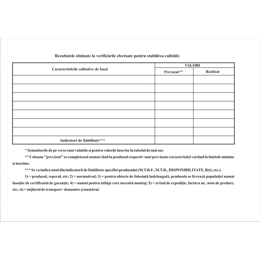 Certificat de calitate A5, Tipografia Fistem, Tipografia Valmaster ...