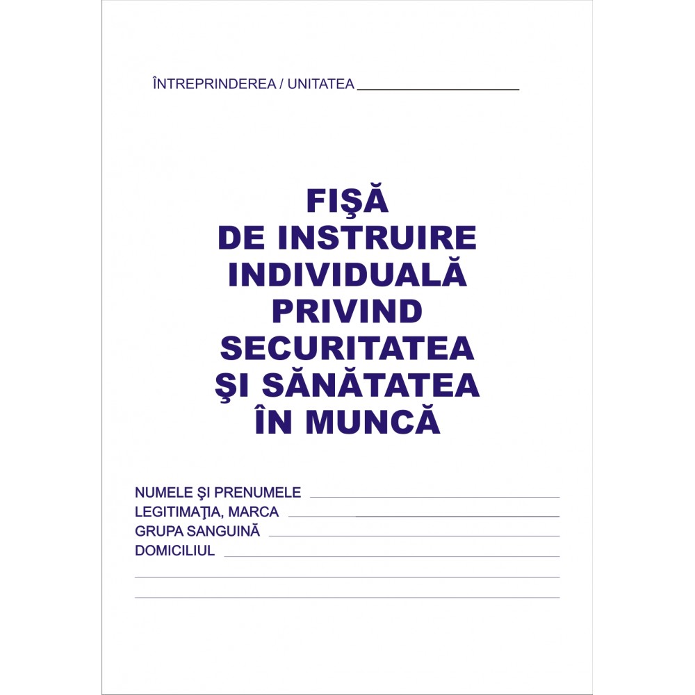 Fisa SSM, Tipografia Fistem, Tipografia Valmaster, Tipografia Prisma